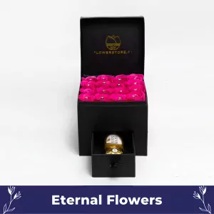 Fuchsia Pink Eternal Love Box | FlowerStore.ph - FlowerStore.ph | Same ...