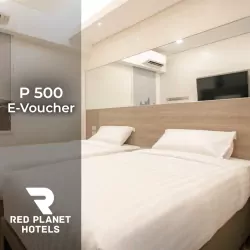 Red Planet Hotel - 500Php Voucher - Potico.ph | Gifts For Any Occasion