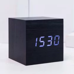 Black Wooden Digital Clock for Sale Philippines | FlowerStore.ph ...