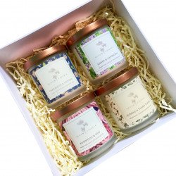 Earthy Floral Candle Gift Set - Online Gift Delivery - Philippines ...
