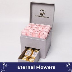 Pink Eternal in Grey Love Box - Online Gift Delivery - Philippines ...