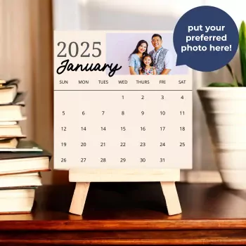 Personalized Mini Easel Calendar - Potico.ph | Gifts For Any Occasion
