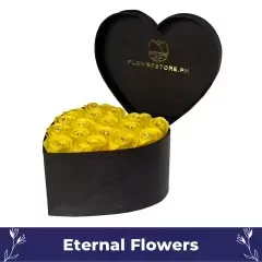 Yellow Eternal Heart Box for Sale Philippines | FlowerStore.ph ...