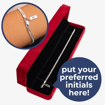 Personalized Silver Chain Bracelet - Potico.ph | Gifts For Any Occasion