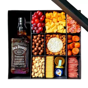 Party Graze Box with Jack Daniels 1L - Online Gift Delivery ...