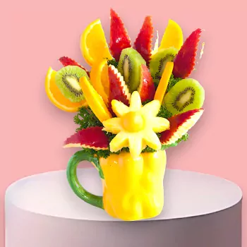 Tropical Sun Fruit Bouquet - Potico.ph | Gifts For Any Occasion