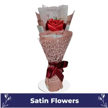 Luxe Satin Rose Bouquet - Online Gift Delivery - Philippines Online ...