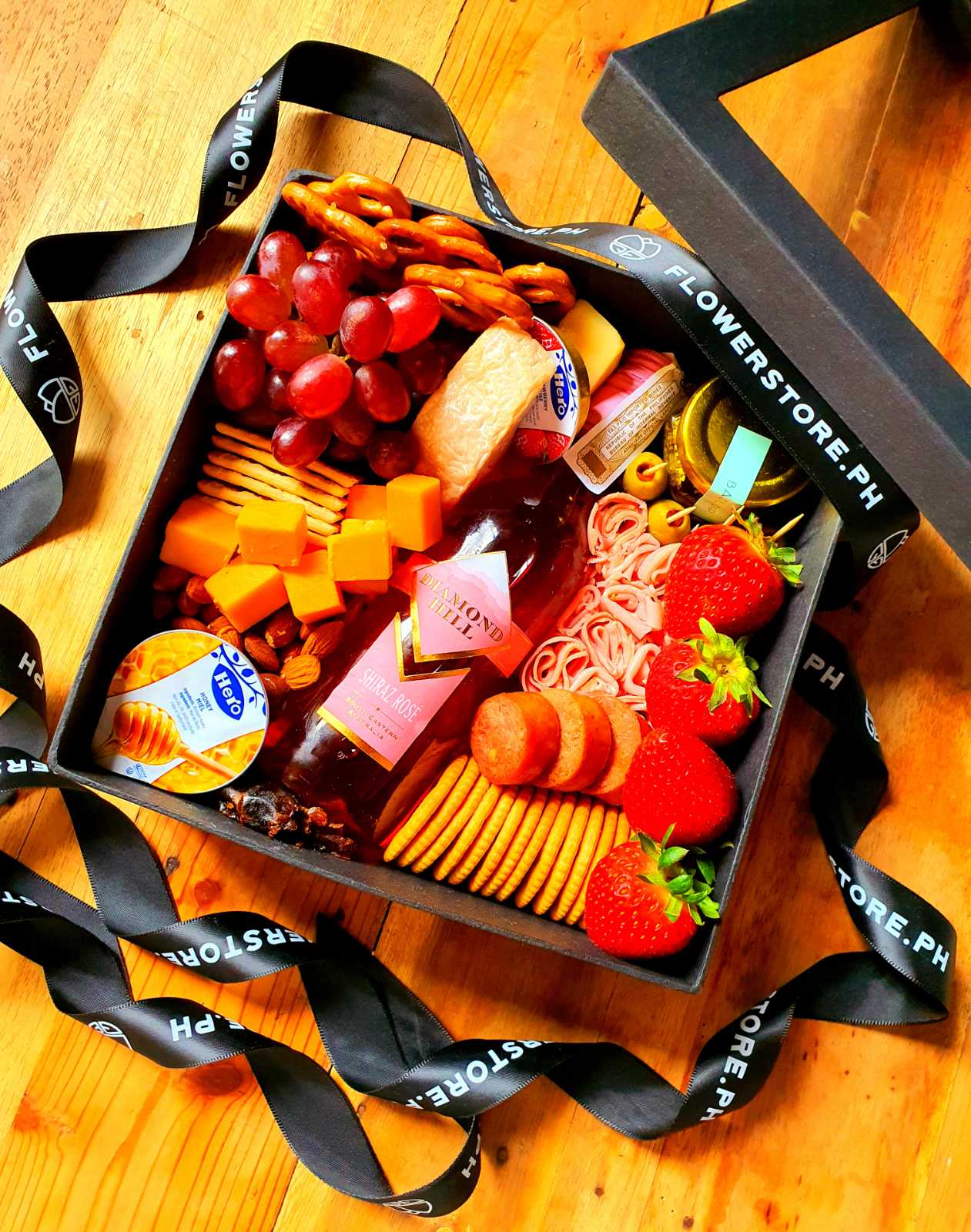 Graze Box with Rosè for Sale Philippines | FlowerStore.ph - FlowerStore ...