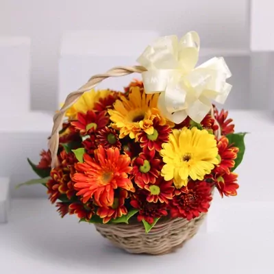 Little Red Floral Basket | FlowerStore.ph - FlowerStore.ph | Same-Day ...