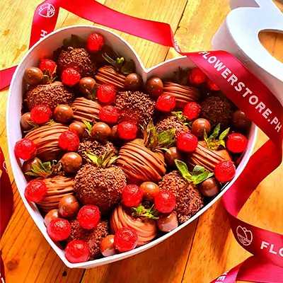 White Heart Chocolate Sweet Box - Potico.ph | Gifts For Any Occasion