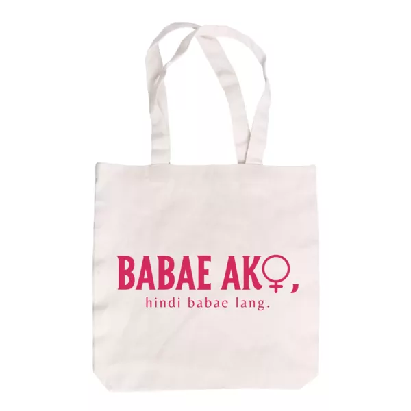 Babae Ako Tote and Pouch - Potico.ph | Gifts For Any Occasion