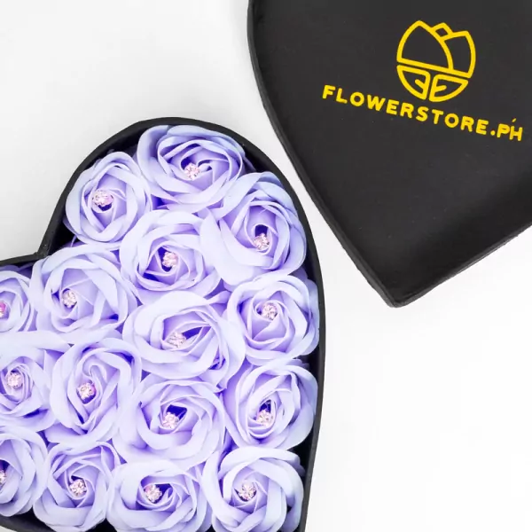 Lilac Eternal Heart Box - Online Gift Delivery - Philippines Online ...