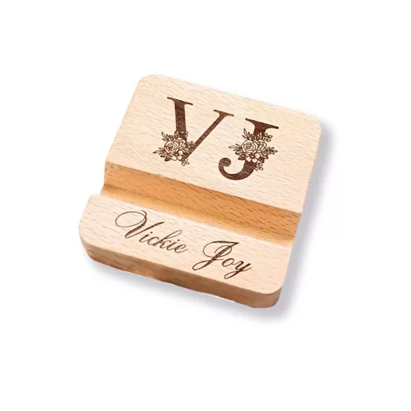 Personalized Wooden Phone Stand - Potico.ph | Gifts For Any Occasion