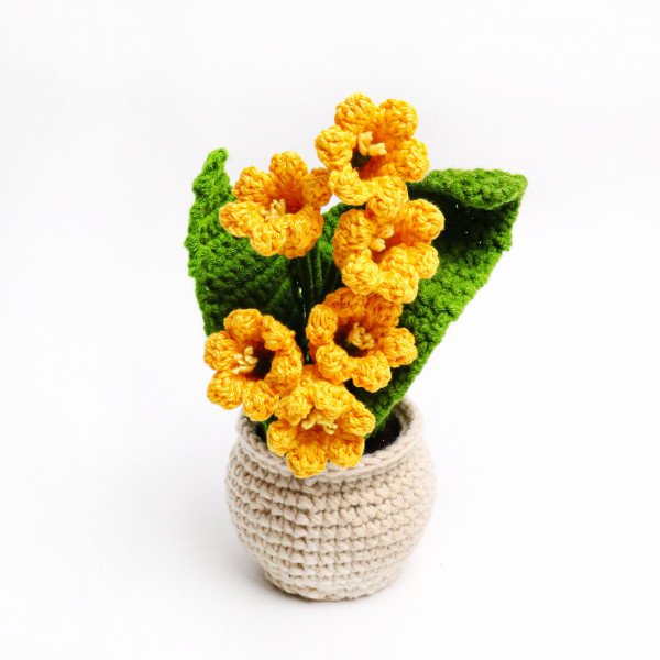 Crochet Potted Yellow Bell - Online Gift Delivery - Philippines Online ...