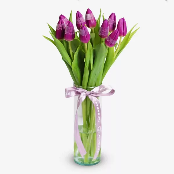 Violet Tulips (10 Stems) - Potico.ph | Gifts For Any Occasion