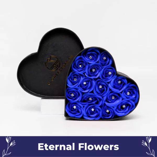 Blue Eternal Heart Box - Online Gift Delivery - Philippines Online ...