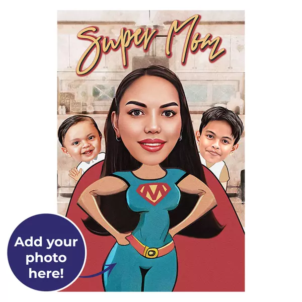 Super Mom Personalized Poster - Online Gift Delivery - Philippines ...