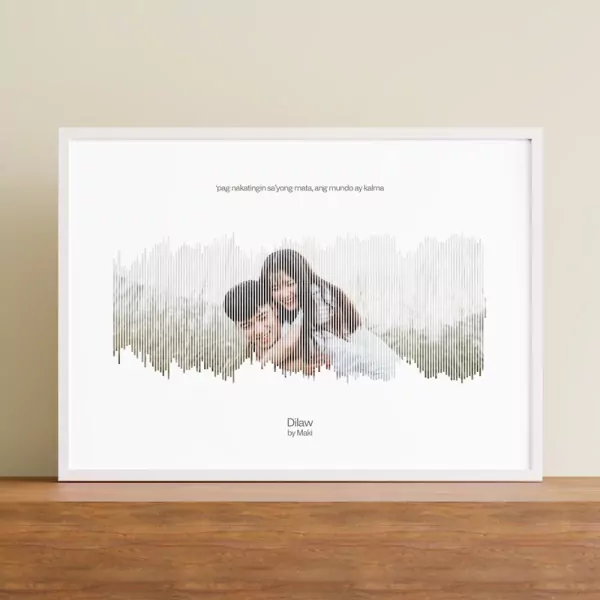 Personalized Photo Soundwave Frame - Potico.ph | Gifts For Any Occasion