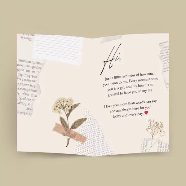 Personalized Greeting Card (I Love You) - Potico.ph | Gifts For Any Occasion