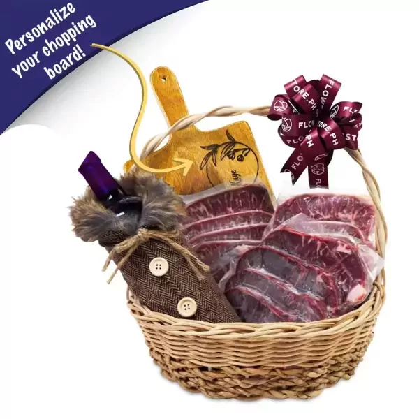 Steak With Me Basket - Online Gift Delivery - Philippines Online ...