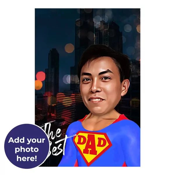 Super Dad Personalized Canvas - Potico.ph | Gifts For Any Occasion