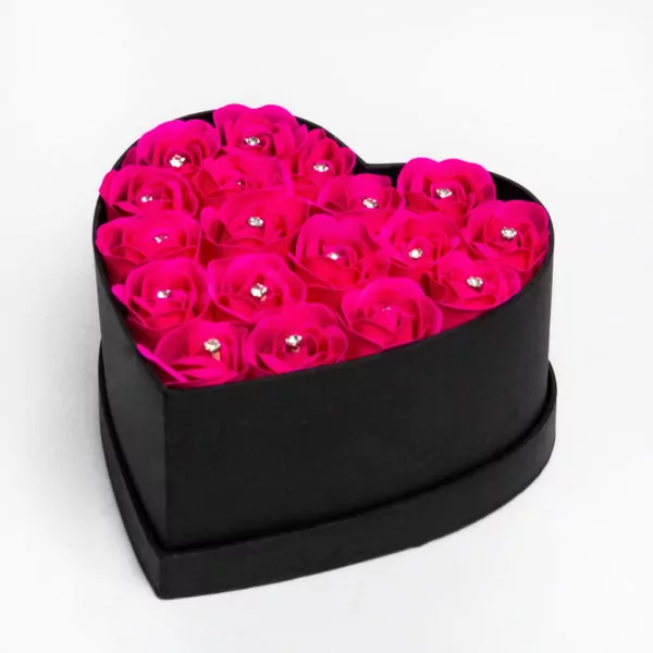 Fuchsia Pink Eternal Heart Box | FlowerStore.ph - FlowerStore.ph | Same ...