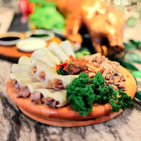 Fried Lechon Fiesta with Pita Rolls - Potico.ph | Gifts For Any Occasion