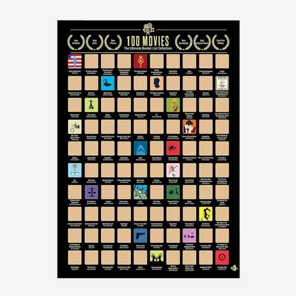Movie Scratch Off Poster - Potico.ph | Gifts For Any Occasion