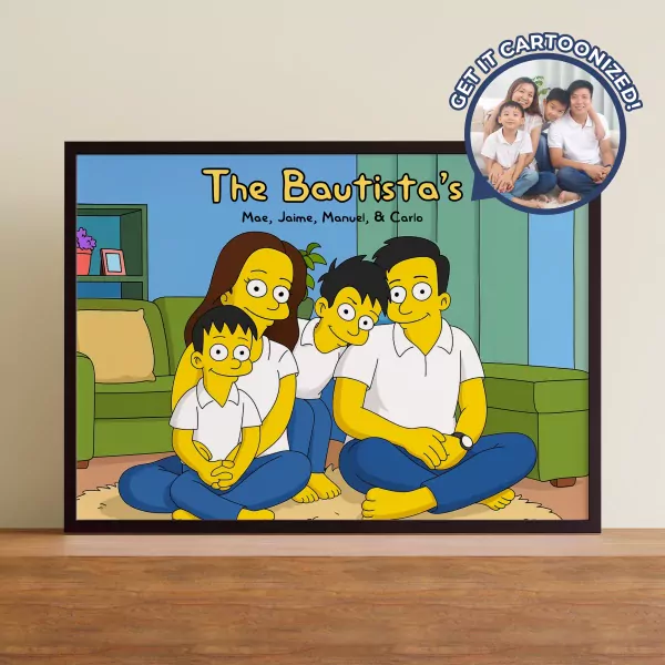 Cartoon Family Frame - Potico.ph | Gifts For Any Occasion
