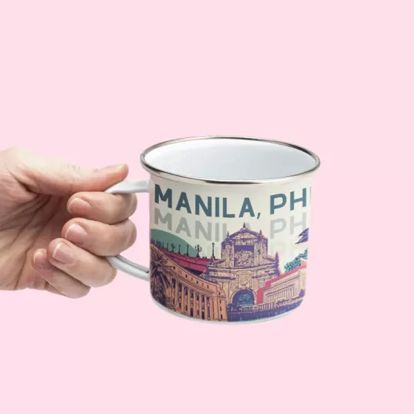 Manila Enamel Mug - Potico.ph | Gifts For Any Occasion