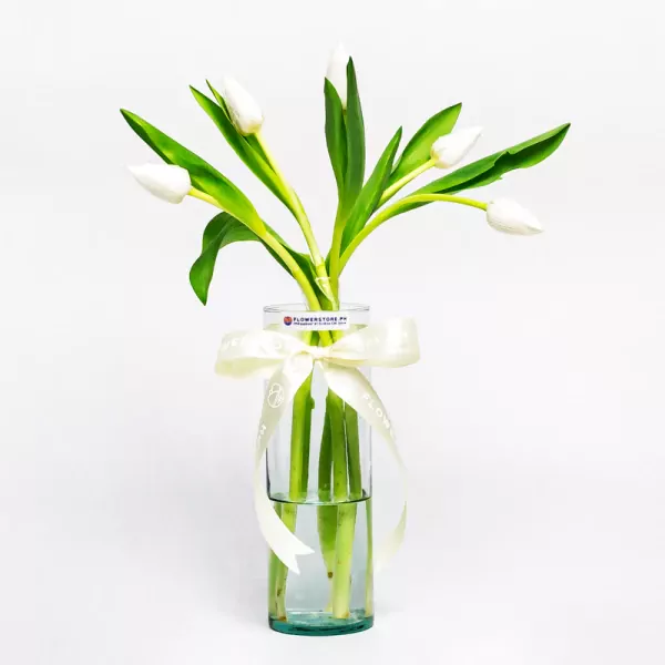 White Tulips (5 stems) - Online Gift Delivery - Philippines Online ...