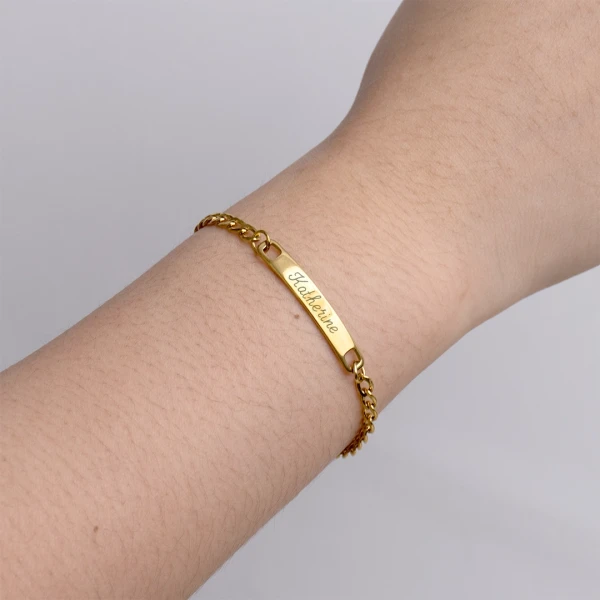 Personalized Gold Bracelet - FlowerStore.ph | Same-Day Flower Delivery
