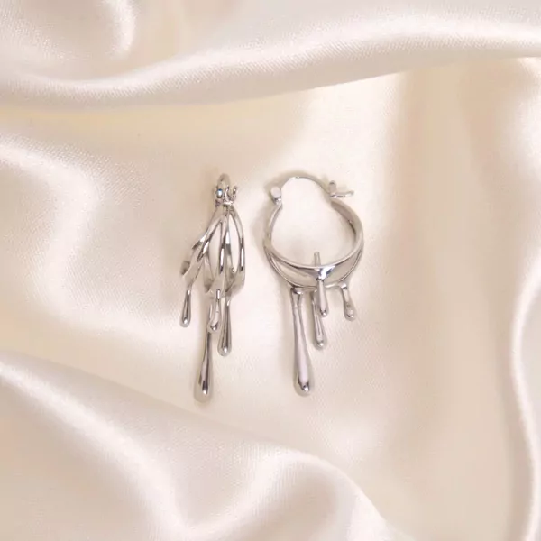 Silver Drip Earings | Gifts | Potico - Potico.ph | Gifts For Any Occasion