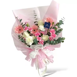 Blushing Elegance Bouquet - Potico.co.th | Same-Day Flower Delivery | Best Rated Online Flower ...
