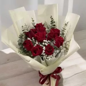 Ruby Bliss Bouquet - Potico.co.th | Same-Day Flower Delivery | Best ...