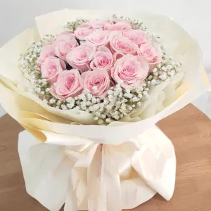 Timeless Pink Roses Bouquet - Potico.co.th | Same-Day Flower Delivery ...