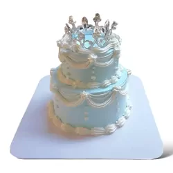 Double-Tiered Princess Cake 1,5lb | Online gift Delivery | Flower ...
