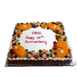 Rectangle Fruit Cake 5 lbs | Online gift Delivery | Flower delivery ...