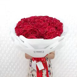 40 Red Roses Bouquet - Potico.co.th | Same-Day Flower Delivery | Best ...