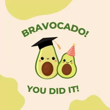 Bravocado You Did It - Card. | Online gift Delivery | Flower delivery ...