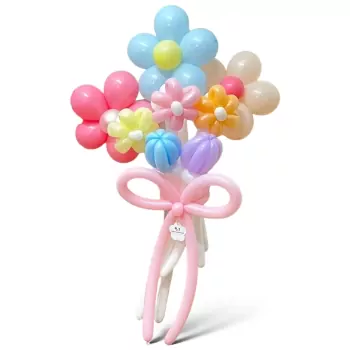 Floral Balloon Bouquet - Potico.co.th | Same-Day Flower Delivery | Best ...