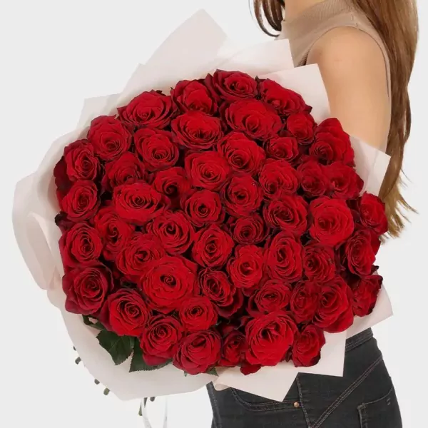 50 Red Roses Grand Expression of Love - Potico.co.th | Same-Day Flower ...