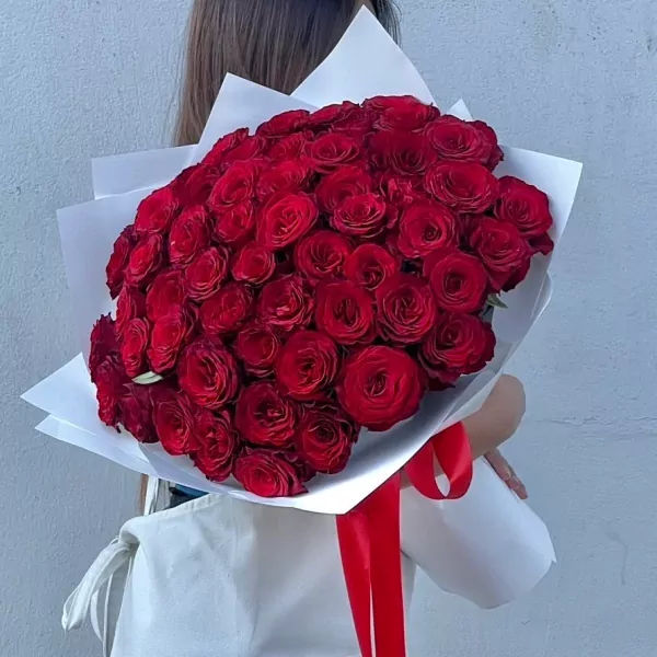 50 Red Roses Grand Expression of Love | Online gift Delivery | Flower ...