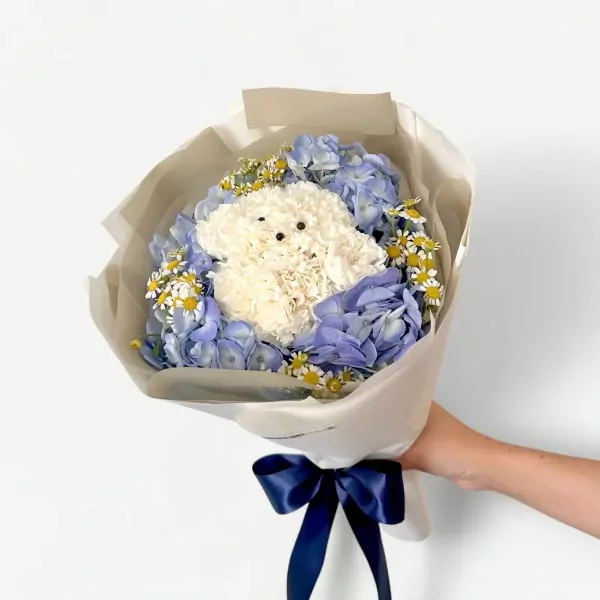 Puppy Dog Bouquet | Online gift Delivery | Flower delivery service ...