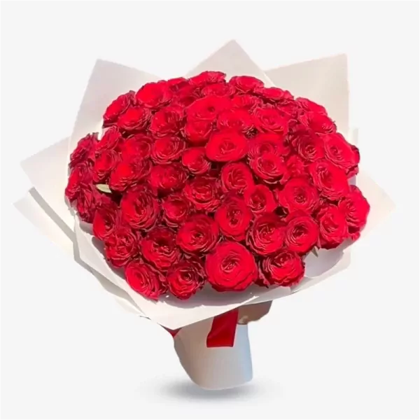 50 Red Roses Grand Expression of Love | Online gift Delivery | Flower ...