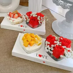 Set Hoa Tươi Và Bánh Kem Timeless Love - Potico.vn | Same-Day Flower Delivery | Awesome Gift Ideas