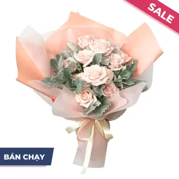 Bó Hoa Hồng Kem Mon Bel Amour - Potico.vn | Hoa Tươi Giao Trong Ngày ...